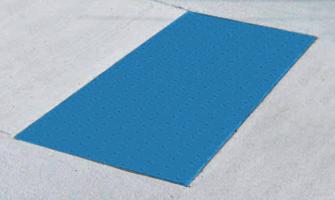Surface Applied Tactile Warning Surface Tiles - Safety Blue | Janell ...